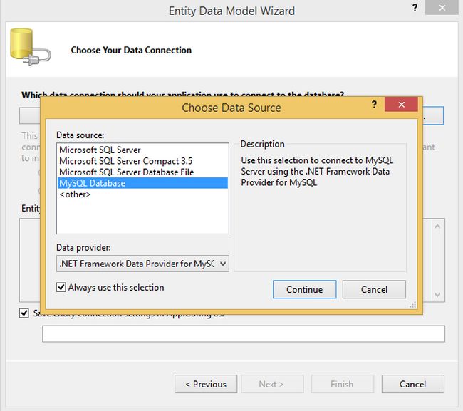 ADO.Net and MySQL Connection